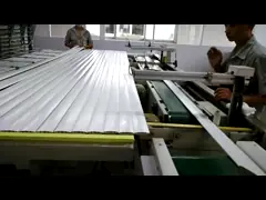 Vacuum spraying production line