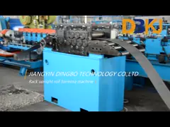 16 Stations  3mm  Upright Rack Rolling Machine With Hydraulic Cutting