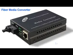 Gigabit Ethernet Media Converter Single Fiber Single Mode One Fiber and Four Ethernet Ports