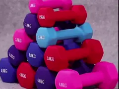 5kg 10kg 20kg Adjustable Gym Dumbbell Set Solid Cast Iron Dia 30mm For Fitness