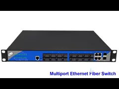 1310/1550nm Fiber Optical 10/100M 16 Port Rack Mount Switch