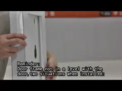 DeJgZB315-EL-BL Waterproof Lock IP65 Outside Smart Door Lock TUYA APP Installation Instruction