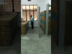 Portable Single Pole 5 or 6 Zone Security Walk-Through Metal Detector