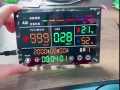 Reloj de calendario de pared digital LED