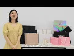 Custom Printed Folding Papper Carrier Bags Luxury Brand Paper Shopping Bags For Boutique