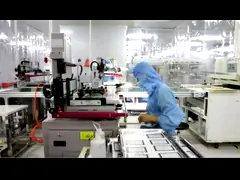 White Screen Glass Silk Print Panel Glass OEM Touch Use Glass Size Customize China Factory