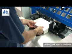 China 100mm Height 490*450mm Pneumatic Corner Cutting Machine Hardcover Book Binding Machine for sale