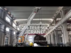 Stahloffshoresockel-Kräne 10M Telescopic Boom 2T