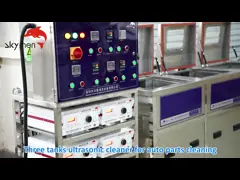 360L Degreasing 9000W Ultrasonic Coin Cleaner 3 Tanks 28Khz 40Khz