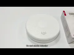 White High Accurate Electrochemical Sensor Smoke Detection Alarm