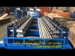 China 75mm Sandwich Panel Roll Forming Machine Former For Continuous PU Production line for sale