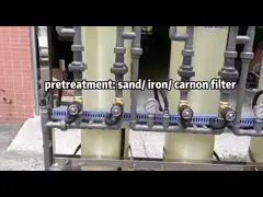 automatic electric valve water purifier machine 500LPH RO system water treatment equipment