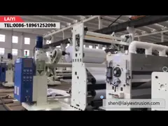 Aluminum Foil +LDPE+Fiber glass extrusion laminating machine