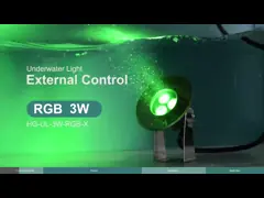 90LM External Control led Pool Lights 3W FCC IP68 RGB With Ce Rohs