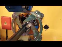 HDPE Pipe Automatic Cutting Machine Non - Scrap With Planetary