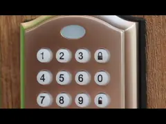 China OEM Zinc Alloy Keyless Electronic Keypad Deadbolt Lock  Multicolor for sale