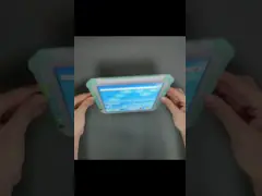 Schroffes Tablet Androids mit Tastatur-Barcode-Scanner GPS