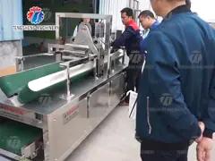 Equipo horizontal vegetal de la cocina de la peladora de la calabaza de la cera del melón de invierno de 350KG 2.2KW