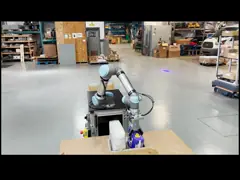 Collaborative Robot Combine With Robotic Arm Gripper RG2 As Robot Gripper