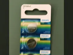 Silver Color Philips Lithium Battery Cr1620 3V Button Cell Long Lasting