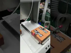 Διευθετήσιμο καυτό συγκολλώντας ρομπότ σαφή και ακριβή 380*380*80mm φραγμών