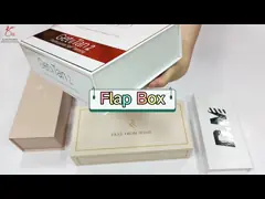 SGS Flap Type Cosmetic Packaging Paper Box Magnetic For Gift