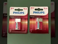 6LR61P1B/97 PHILIPS Alkaline Dry Battery 9V 500mAh MSDS Certification