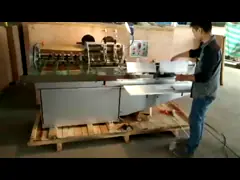 책 제본이 있는 DQ440C 반자동 안장 재봉기