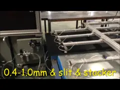 0.4-1.0mm slit & cut to length & pneumatic stacker
