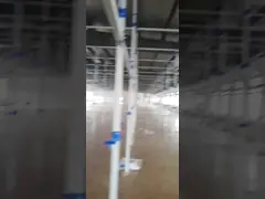 Warehouse PLC SS Vertical Conveyor Garment Hanging System