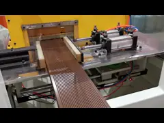 China WPC Composite Profile Extrusion Line with 1240mm Width Capacity and 800kg/hr Output for sale