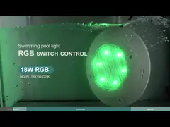 VDE 630LM Waterproof Led Swimming Pool Light 18W Switch Control