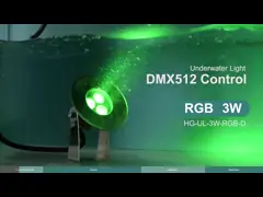 DMX512 Control Inground Pool Lights 3W IP68 RGB Color With Ce Rohs Approval