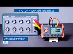 4106A AC True RMS Digitale Widerstandsmessmaschine zur Messung von 3 und 4 Polonia Per gli apparecchi elettricila regolazione della resistenza è effettuata da una macchina di misura della resistenza.