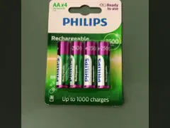 Toy Car Philips AA Rechargeable Batteries NIMH 2500mAh MSDS Approved