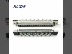 China 50Pin PCB SCSI Connector 180 Degree PCB Mounting MDR Connector for sale