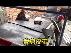 アルミ合金のコンベヤー ベルトの接続の出版物加硫機械