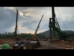 TYSIM KR360C Bormaschine Drehbohrplattform с шасси CAT