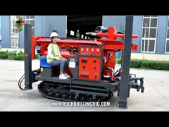 water well drilling rig CWD200 clawler mounted