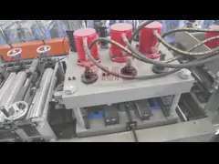 Stable Running CU Purlin Roll Forming Machine For Solar Panel Making Industry