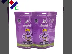 40 Microns Stand Up Zipper Pouch Bags , Compostable Plastic Food Bags With Ziplock