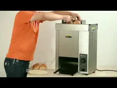Tostapane commerciale elettrico 1600W del nastro trasportatore del tostapane del panino di hamburger