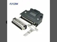 China Male Cable SCSI Connector 68 Pin With Solder Terminal MDR Cable Connector for sale