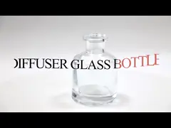 150ml 디프루저를 포함하는 원형 및 순수한 유리 병