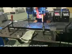 China industrial arc mig welding robot for furniture manufacturing