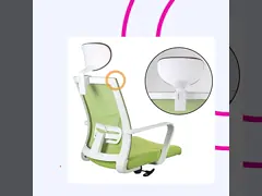 executive high back mesh office chair with headrest staff desk  chair