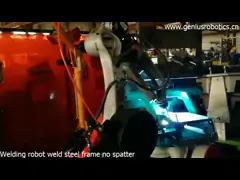 China Manufacturer Arc welding robot weld steel frame no spatter