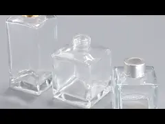 Empty Square Luxury Colored 250ml Diffuser Glass Bottle
