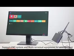 Commercial media player box for displaying advertisement