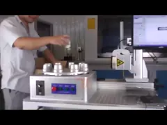 20W 30W 50W 100W Automatic 8 Station Rotary Led Bulb Logo Printing Laser Marking Machine